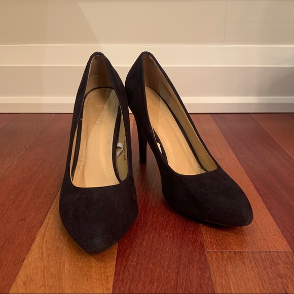 Ardene | Shoes | Suede Black Pumps | Poshmark